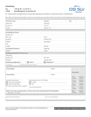 Ausfüllbar Online Faxformular verbindlich an Fax Email Drucken - pdfFiller
