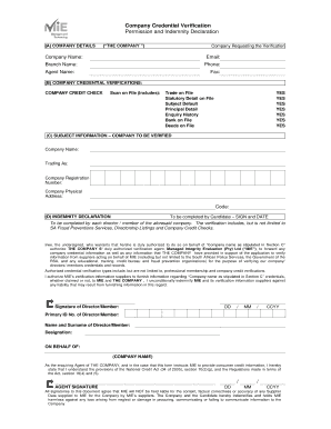 Fillable Online raf co Company Credential Verification - raf co Fax ...