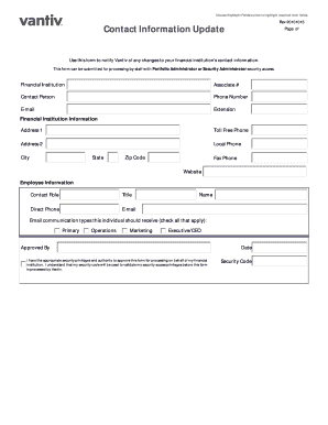 Fillable Online formrouter Contact Information Update - FormRouter Fax Email Print - pdfFiller