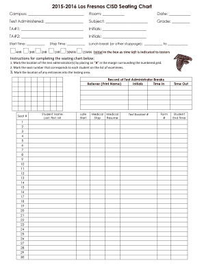 Jury Selection Chart
