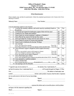 Elizabeth Rojas Trustee - Fill Online, Printable, Fillable, Blank ...