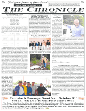 Fillable Online The Chronicle online Fax Email Print - pdfFiller