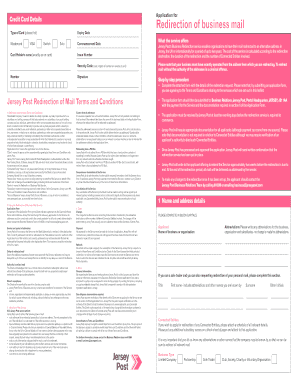 Fillable Online Application for Credit Card Details Redirection of ...