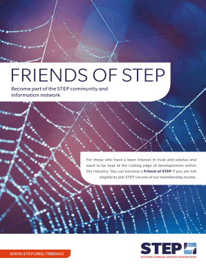 Fillable Online step FRIENDS OF STEP - step Fax Email Print - pdfFiller