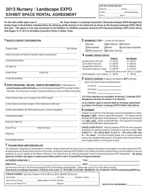 Fillable Online Exhibit Rental Agreement Exhibit Rental Agreement Fax Email Print - pdfFiller