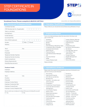 Fillable Online step STEP Membership No Fax Email Print - pdfFiller