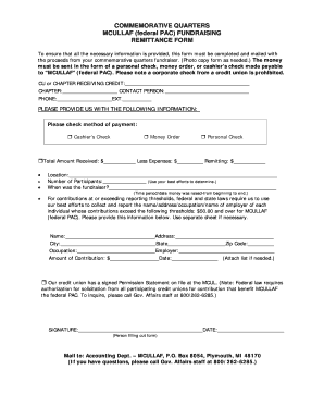 Fillable Online mcul 2003 Fed PAC Remit Form COINS - mcul Fax Email ...