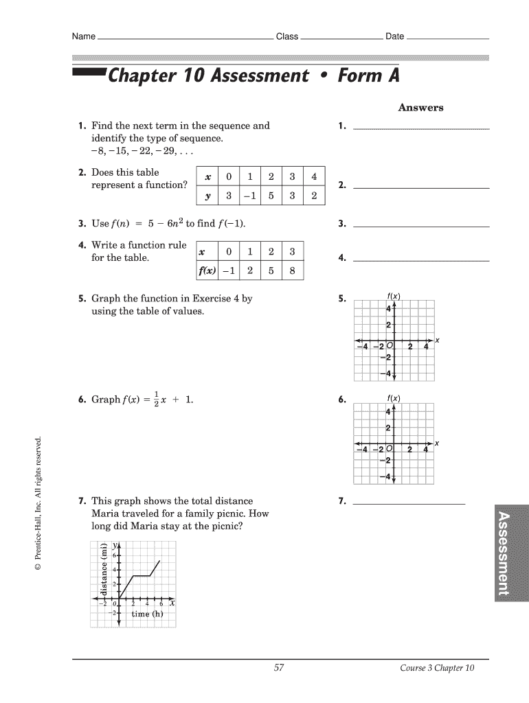Fillable Online Chap 10 Assessment Fax Email Print - pdfFiller