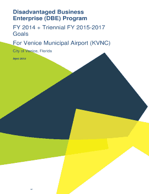 Fillable Online Disadvantaged Business Enterprise DBE Program Fax Email ...