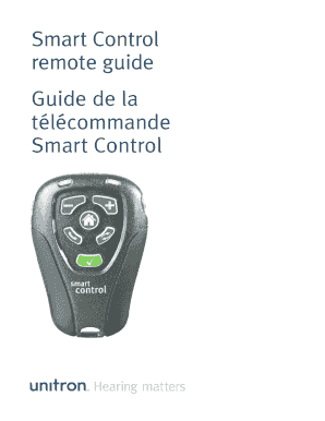Fillable Online Smart Control User Guide - Unitron US Fax Email Print - pdfFiller