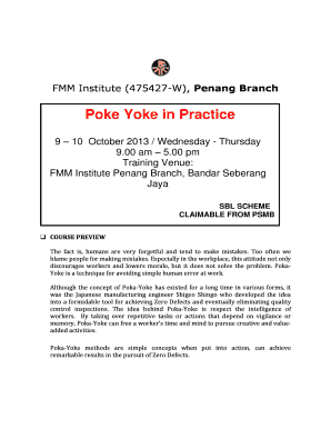 Fillable Online Poke Yoke in Practice - fmmorgmy Fax Email Print - pdfFiller