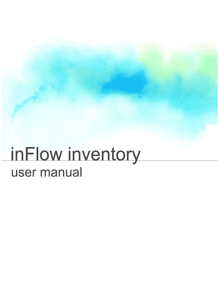 Fillable Online Getting Started with inFlow Inventory Fax Email Print ...