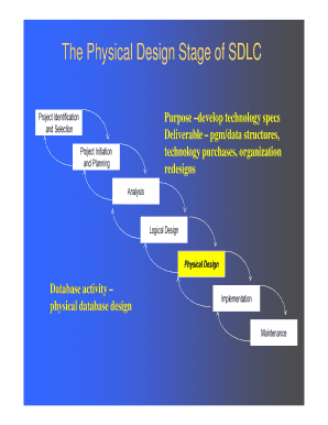 Fillable Online The Physical Design Stage of SDLC Fax Email Print ...