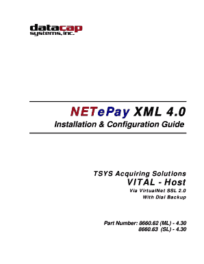 Fillable Online NETePay SLML XML Installation amp Configuration Guide ...