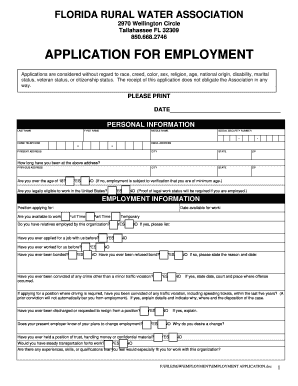 Fillable Online 2970 Wellington Circle 8506682746 APPLICATION FOR ...