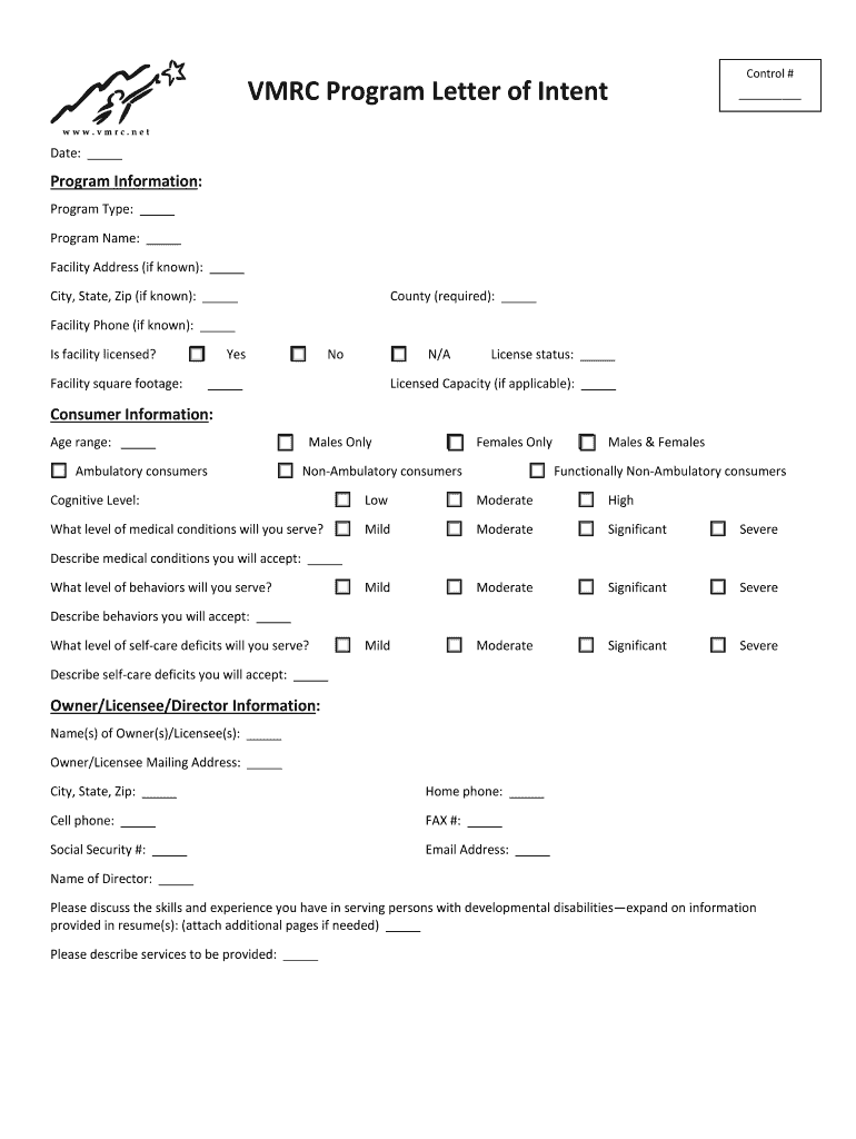 Fillable Online vmrc Facility Address (if known) Fax Email Print ...