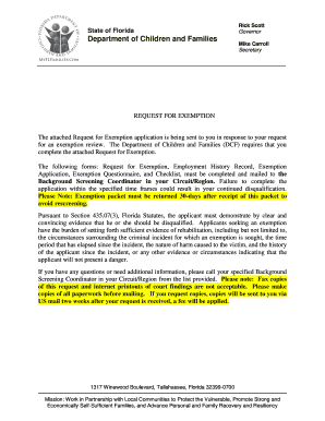 Fillable Online Form - Florida Department of Children and Families Fax ...