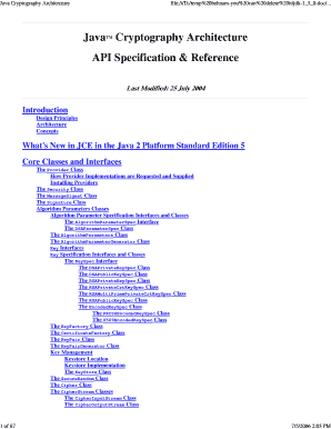 Fillable Online ce sharif Java Cryptography Architecture - Sharif Fax ...