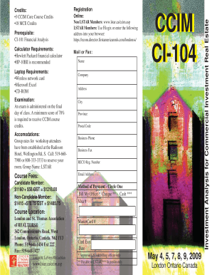 Fillable Online CI-104 CCIM - Ottawa Real Estate Board Fax Email Print ...