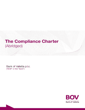Fillable Online The Compliance Charter Fax Email Print - pdfFiller