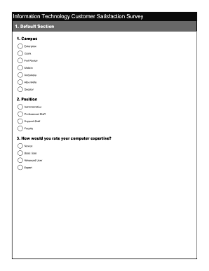 customer satisfaction survey template word Forms - Fillable & Printable ...