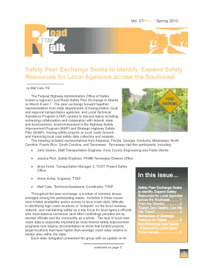 Fillable Online ctr utk Safety Peer Exchange Seeks to Identify Expand ...
