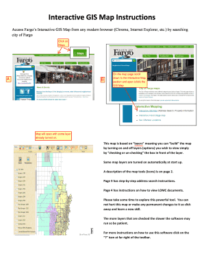 Fillable Online Interactive GIS Map Instructions Fax Email Print ...
