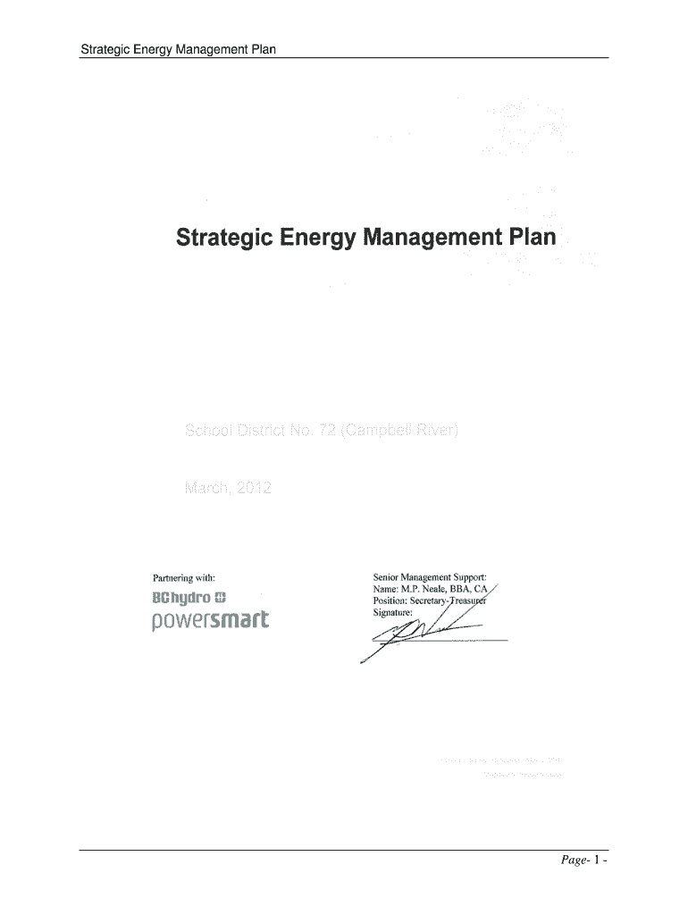 Fillable Online www2 sd72 bc BC HYDRO ENERGY MANAGER 4TH QUARTER ...