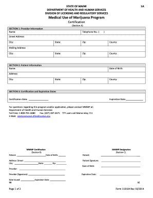Fillable Online Medical Use of Marijuana Program - Rackcdncom Fax Email ...