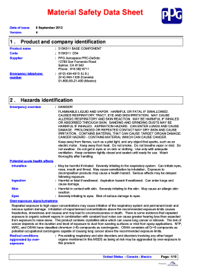 Fillable Online Material Safety Data Sheet - Skygeek Fax Email Print ...