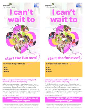 Fillable Online gsvsc I cant wait to - Girl Scouts of Virginia Skyline ...