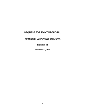 Fillable Online swtc REQUEST FOR JOINT PROPOSAL EXTERNAL AUDITING ...