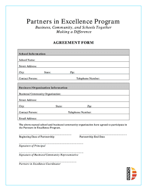 Fillable Online docoschools Partners in Excellence Application Fax ...