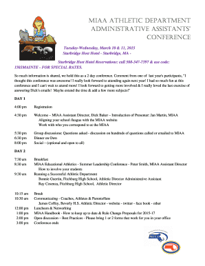 Fillable Online MIAA ATHLETIC DEPARTMENT Fax Email Print - pdfFiller