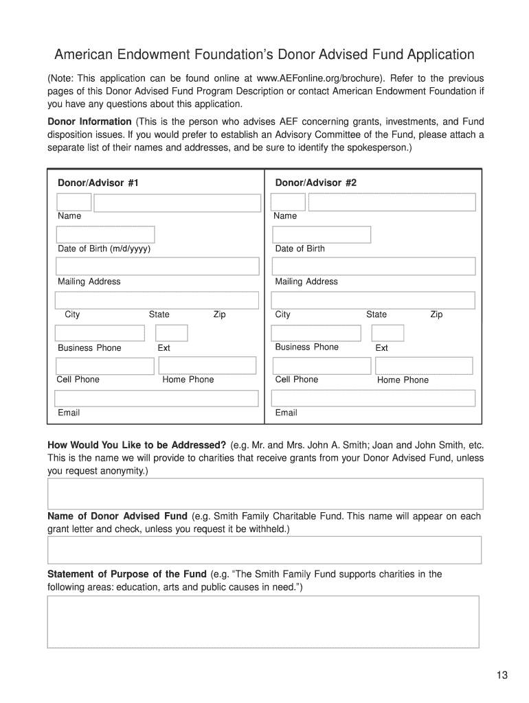 Fillable Online AEF 16 pages insideqxd Fax Email Print - pdfFiller