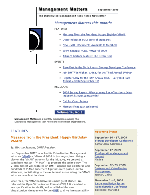 Fillable Online Message from the President: Happy Birthday VMAN Fax ...