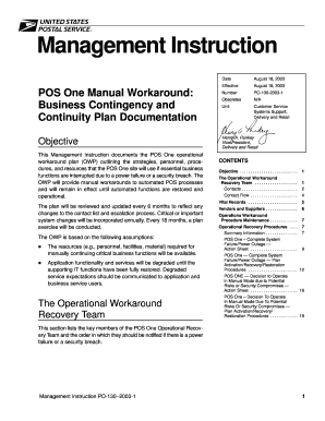 Fillable Online MI PO-130-2003-1 - POS One Manual Workaround Business ...