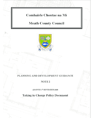 Fillable Online Taking in Charge Policy Sept08doc Fax Email Print ...