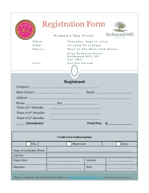 Fillable Online oraca Registration Form - ORAC Fax Email Print - pdfFiller