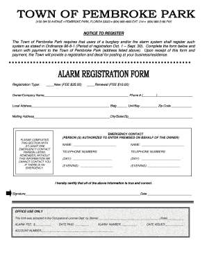 Fillable Online NOTICE TO REGISTER Fax Email Print - pdfFiller