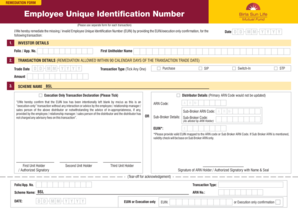 Fillable Online REMEDIATION FORM Employee Unique Identification Number ...