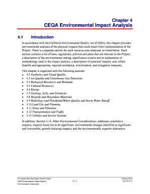 Fillable Online vta Chapter 4 CEQA Environmental Impact Analysis Fax ...