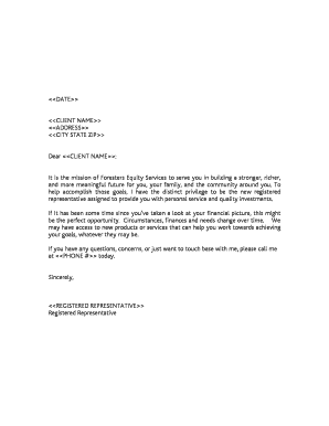 Fillable Online Dear CLIENT NAME Fax Email Print - pdfFiller