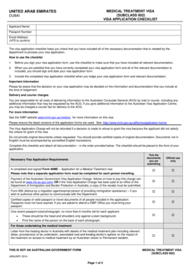 Fillable Online UNITED ARAB EMIRATES MEDICAL TREATMENT VISA DUBAI Fax ...