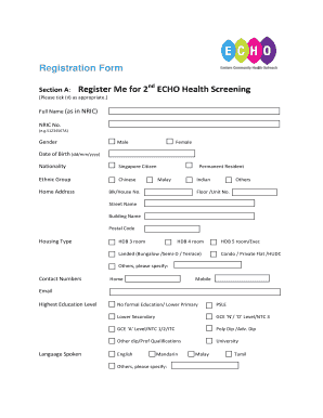 Fillable Online Eastern Community Health Outreach ECHO ASIMPLE GUIDE TO ...