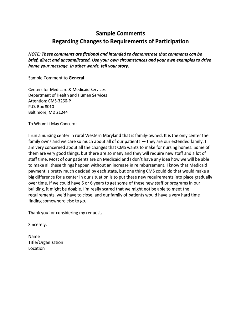 Fillable Online Sample Comments Fax Email Print - pdfFiller