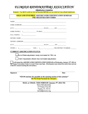 Fillable Online fba flmusiced Solo and Ensemble Pre-Registration ...