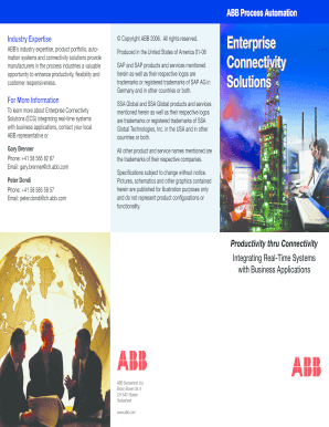 Fillable Online ABB Process Automation Fax Email Print - pdfFiller