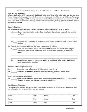 Fillable Online rentalcompliance Lead exposure is especially harmful to ...