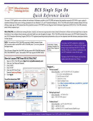 Fillable Online HCS Single Sign On Fax Email Print - pdfFiller